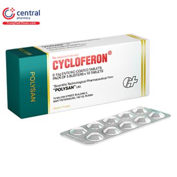 Thuốc Cycloferon 0,15g - Thuốc điều trị viêm gan B mạn tính
