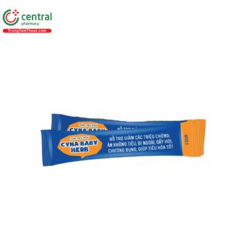 Cốm tiêu hóa Cyna Baby Herb giảm đầy hơi, chướng bụng, kém tiêu