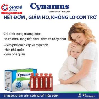 [CHÍNH HÃNG] Thuốc Cynamus - Tiêu đờm, giảm ho cho bé