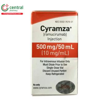 Thuốc Cyramza 500mg/50ml - Điều trị ung thư dạ dày, đại trực tràng