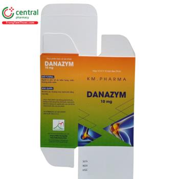 Thuốc Danazym 10mg - Giảm phù nề do viêm họng, chấn thương phần mềm