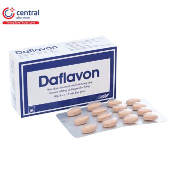[CHÍNH HÃNG] Thuốc Daflavon là thuốc điều trị suy tuần hoàn tĩnh mạch