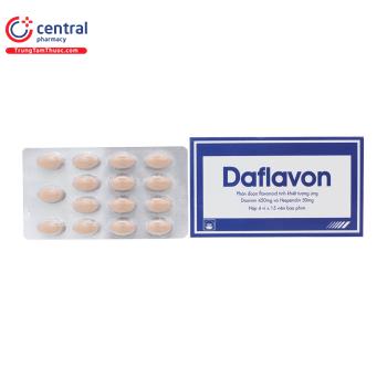 [CHÍNH HÃNG] Thuốc Daflavon là thuốc điều trị suy tuần hoàn tĩnh mạch