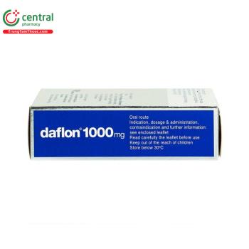 Thuốc Daflon 1000mg điều trị triệu chứng của bệnh trĩ cấp