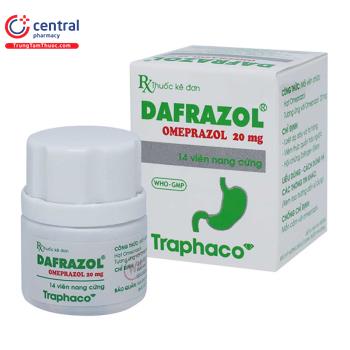[CHÍNH HÃNG] Thuốc Dafrazol 20mg điều trị loét dạ dày - tá tràng