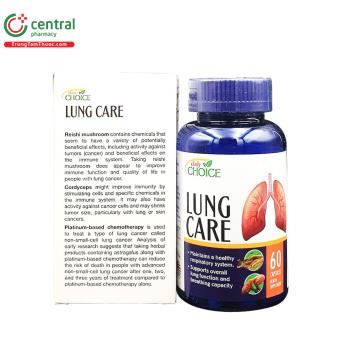 Viên uống Daily Choice Lung Care tăng cường sức khỏe cho đường hô hấp