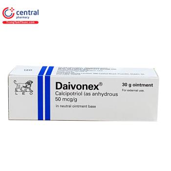 [CHÍNH HÃNG] Thuốc Daivonex - Làm mềm da, điều trị vảy nến
