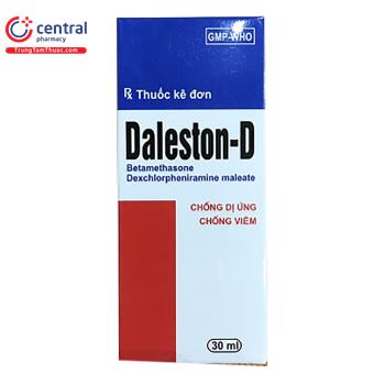 Thuốc Daleston-D 30ml - viêm mũi dị ứng không còn là nỗi lo