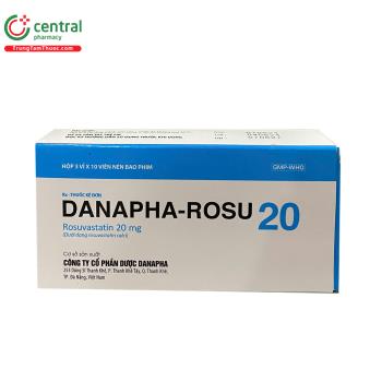Thuốc Danapha-Rosu 20 - Điều trị tăng cholesterol máu nguyên phát