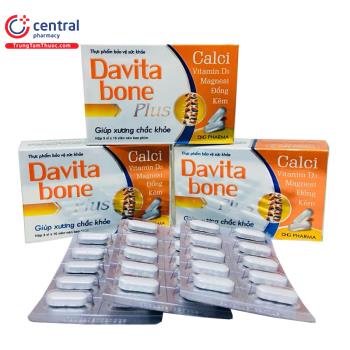[CHÍNH HÃNG] Thuốc Davita Bone Plus - Cho xương chắc khỏe