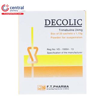 Thuốc Decolic 24mg - Thuốc điều trị rối loạn đường tiêu hóa