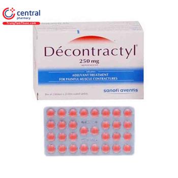 Thuốc Decontractyl 250mg - Điều trị các cơn đau do thắt cơ hiệu quả