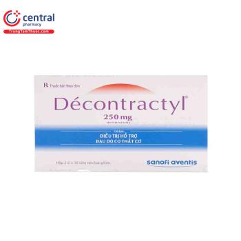 Thuốc Decontractyl 250mg - Điều trị các cơn đau do thắt cơ hiệu quả