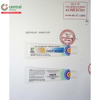 Thuốc Deep Relief - Điều trị tại chỗ viêm xương, khớp, cột sống