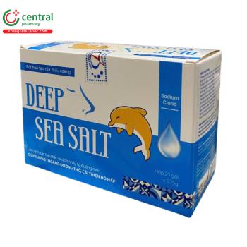 Bột hòa tan rửa mũi, xoang Deep Sea Salt giảm nghẹt mũi, sổ mũi, khó thở