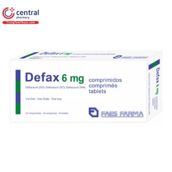 [CHÍNH HÃNG] Thuốc Defax 6mg - Thuốc chống viêm, chống dị ứng