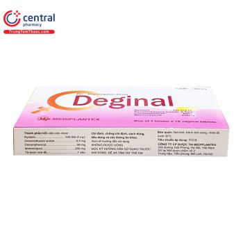 [CHÍNH HÃNG] Thuốc Deginal - Viên đặt điều trị viêm nhiễm âm đạo