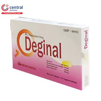 [CHÍNH HÃNG] Thuốc Deginal - Viên đặt điều trị viêm nhiễm âm đạo