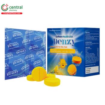 Viên sủi hỗ trợ tiêu hóa Denzy - cải thiện hệ tiêu hoá khoẻ mạnh