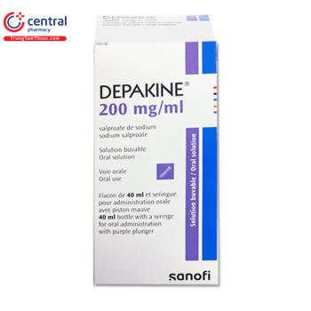[CHÍNH HÃNG] Thuốc Depakine 200mg/ml dạng nước điều trị động kinh
