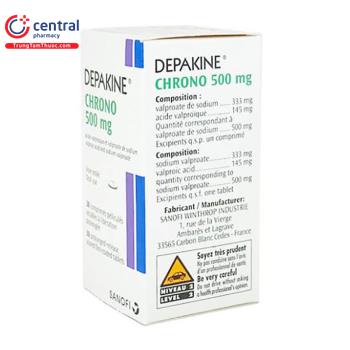 [CHÍNH HÃNG] Thuốc Depakine Chrono 500mg - Điều trị bệnh động kinh