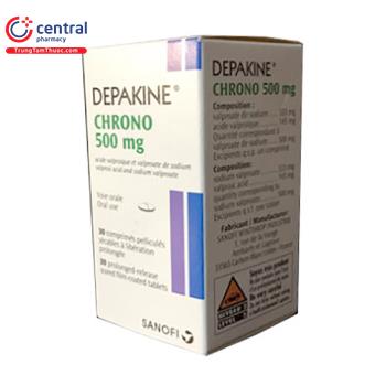 [CHÍNH HÃNG] Thuốc Depakine Chrono 500mg - Điều trị bệnh động kinh