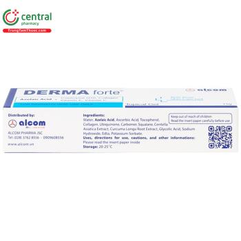 Kem trị mụn Derma forte có tác dụng gì? Trị mụn ẩn không?