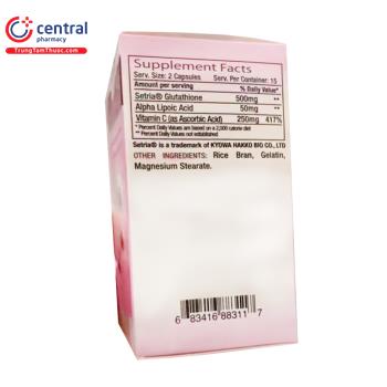 [CHÍNH HÃNG] Derma White Advanced - Dưỡng trắng từ sâu bên trong