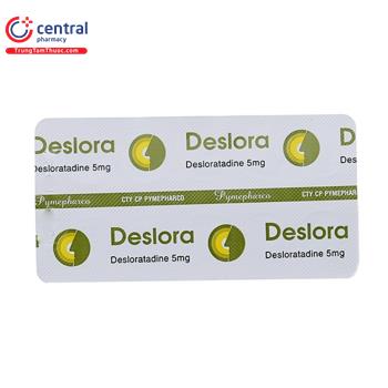 [CHÍNH HÃNG] Thuốc Deslora 5mg là thuốc gì? Giá bao nhiêu?