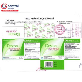 [CHÍNH HÃNG] Thuốc Deston điều trị sỏi thận, sỏi tiết niệu