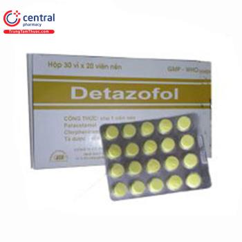 [CHÍNH HÃNG] Thuốc Detazofol 400mg - Thuốc trị đau dây thần kinh