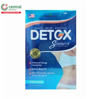 Thuốc Detox Slimming Capsules thanh lọc và giải độc cơ thể hiệu quả
