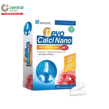 Devo Calci Nano MK7 hỗ trợ xương và răng chắc khỏe, tăng chiều cao