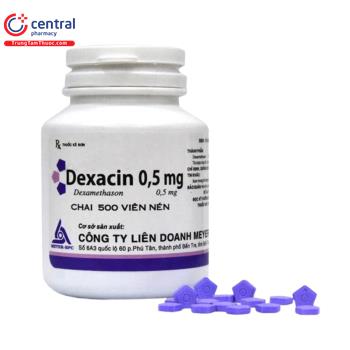 Thuốc Dexacin 0.5mg - Thuốc chống viêm, chống dị ứng nhóm Corticoid