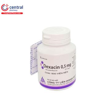 Thuốc Dexacin 0.5mg - Thuốc chống viêm, chống dị ứng nhóm Corticoid