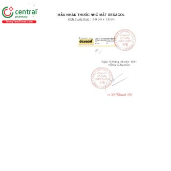 Thuốc nhỏ mắt Dexacol 5ml - Điều trị tắc và nhiễm khuẩn lệ quản