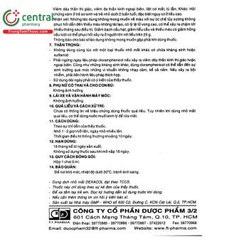 Thuốc nhỏ mắt Dexacol 5ml - Điều trị tắc và nhiễm khuẩn lệ quản
