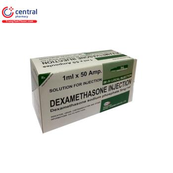 Thuốc tiêm Dexamethasone injection 5mg/ml Vidipha ức chế miễn dịch