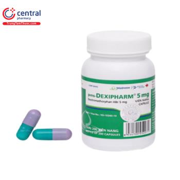 Thuốc Dexipharm 5mg điều trị ho mạn tính không có đờm, ho do cảm lạnh