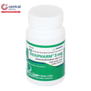 Thuốc Dexipharm 5mg điều trị ho mạn tính không có đờm, ho do cảm lạnh