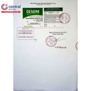 Thuốc Dexone 0.5mg - thuốc chống viêm, điều trị dị ứng nặng