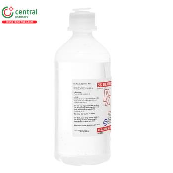 Dịch truyền 5% Dextrose In Water 500ml - Bổ sung nước và năng lượng