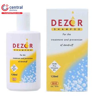 Dezor Shampoo 60ml - Dầu gội đầu chứa Ketoconazole trị nấm da đầu