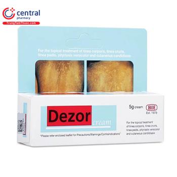 [CHÍNH HÃNG] Thuốc Dezor Cream - điều trị nấm ngoài da hiệu quả