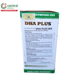 Thuốc DHA Plus USA - Hỗ trợ tăng cường lưu thông máu, làm tan cục máu đông