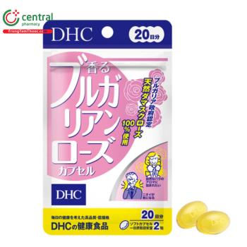 Thuốc DHC Bulgarian Rose Capsule hỗ trợ giảm mùi cơ thể, làm đẹp da