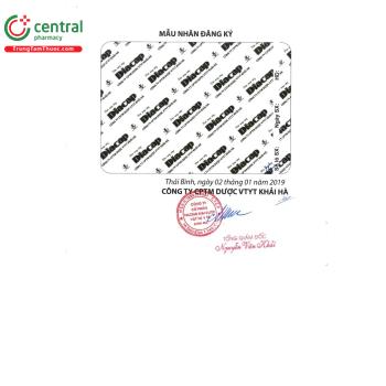 Thuốc Diacap - Sinh tân dịch, hỗ trợ thận, làm mát cơ thể, lương huyết