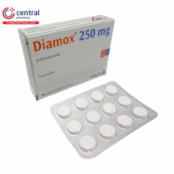 Thuốc Diamox 250mg chứa Acetazolamide là thuốc gì? giá bao nhiêu?