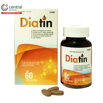Thuốc Diatin giúp giảm nguy cơ biến chứng do bệnh tiểu đường