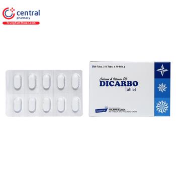 Thuốc Dicarbo bổ sung calci và vitamin D: cách dùng, liều dùng